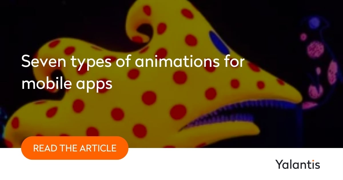 Types of Animations and Principles of Their Design