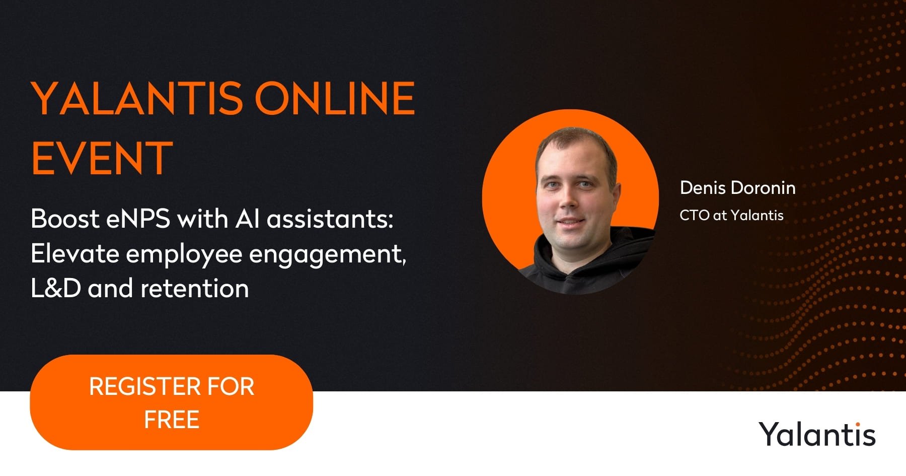 Yalantis online event. Boost eNPS with AI assistants