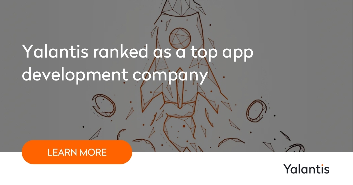 Yalantis ranked as a top app development company