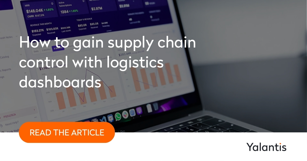 Gaining supply chain control with logistics dashboards