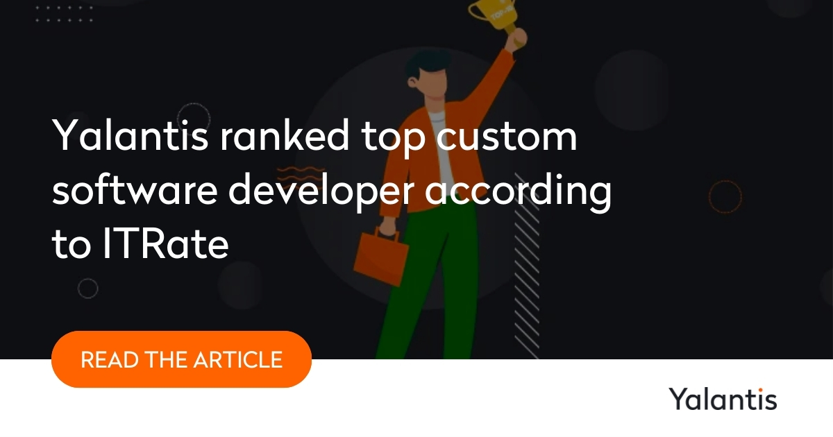 Yalantis ranked top custom software developer by ITRATE