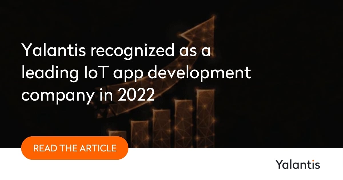 Yalantis ranked among best IoT app development providers
