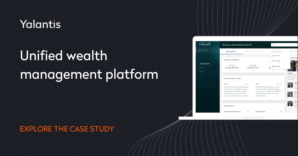 Unified wealth management platform