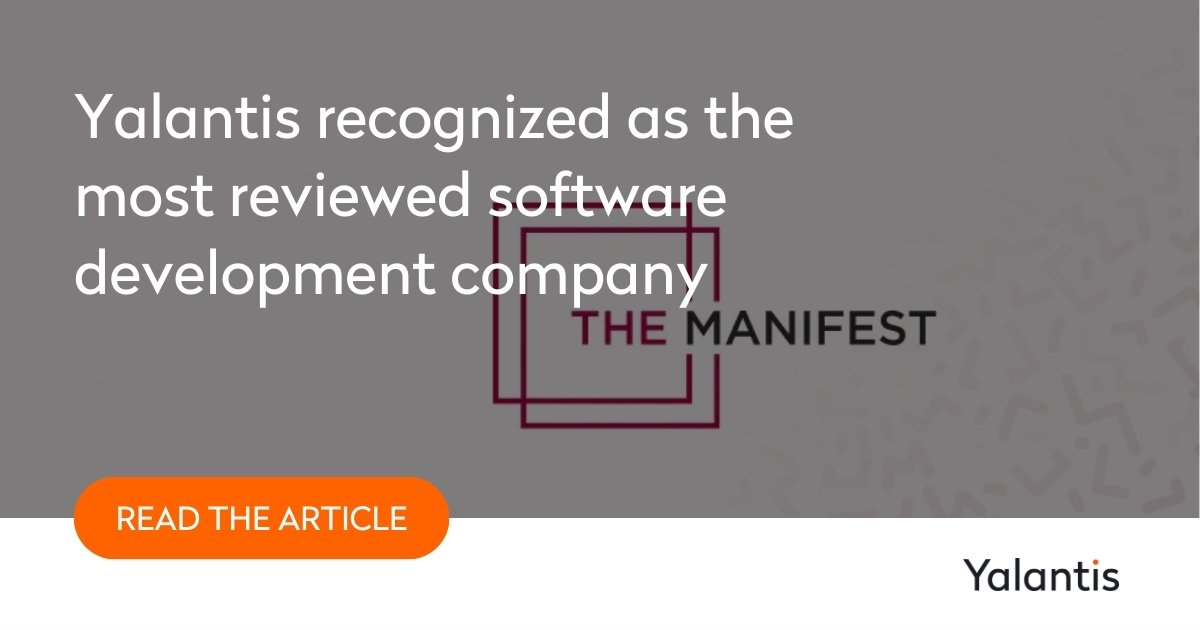 The Manifest recognizes Yalantis' software developers