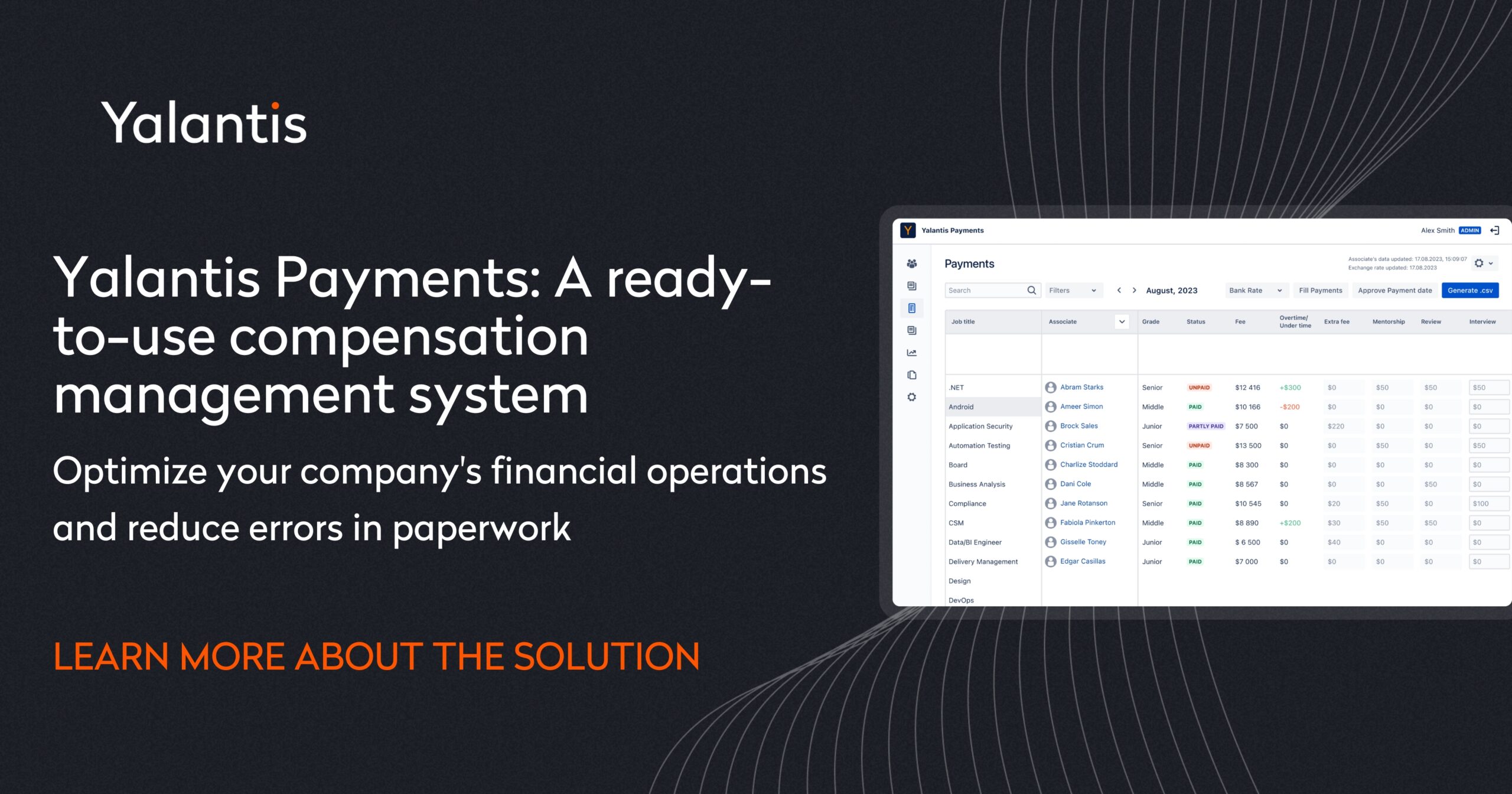 Yalantis Payments: A ready-to-use compensation management system