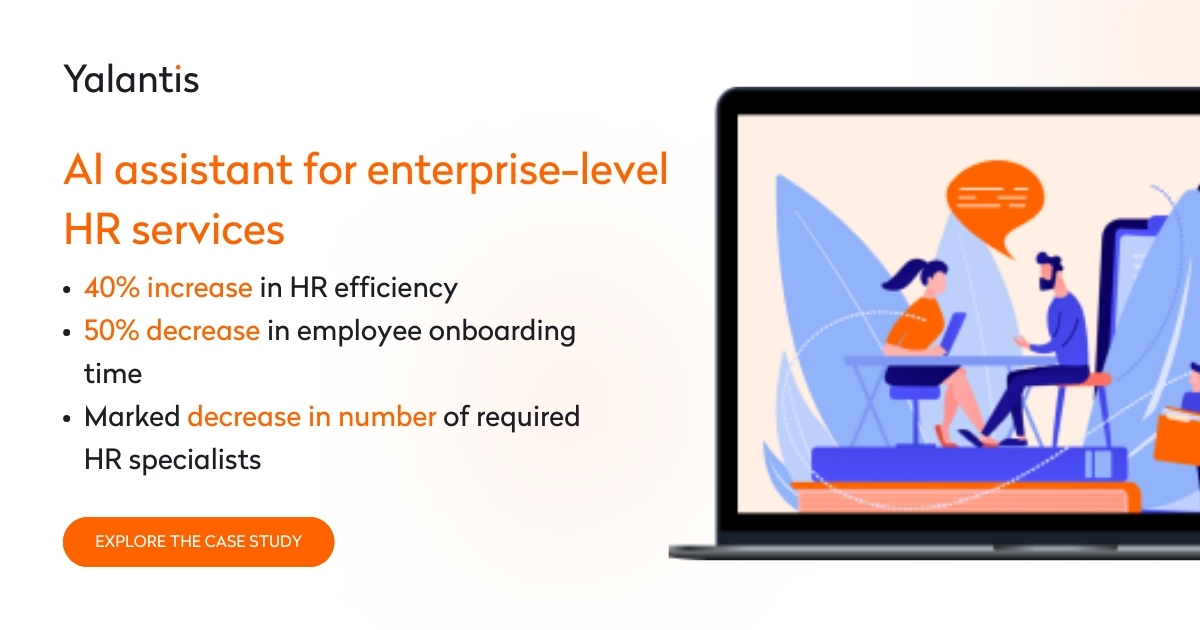 AI-enhanced chat assistant for HR departments