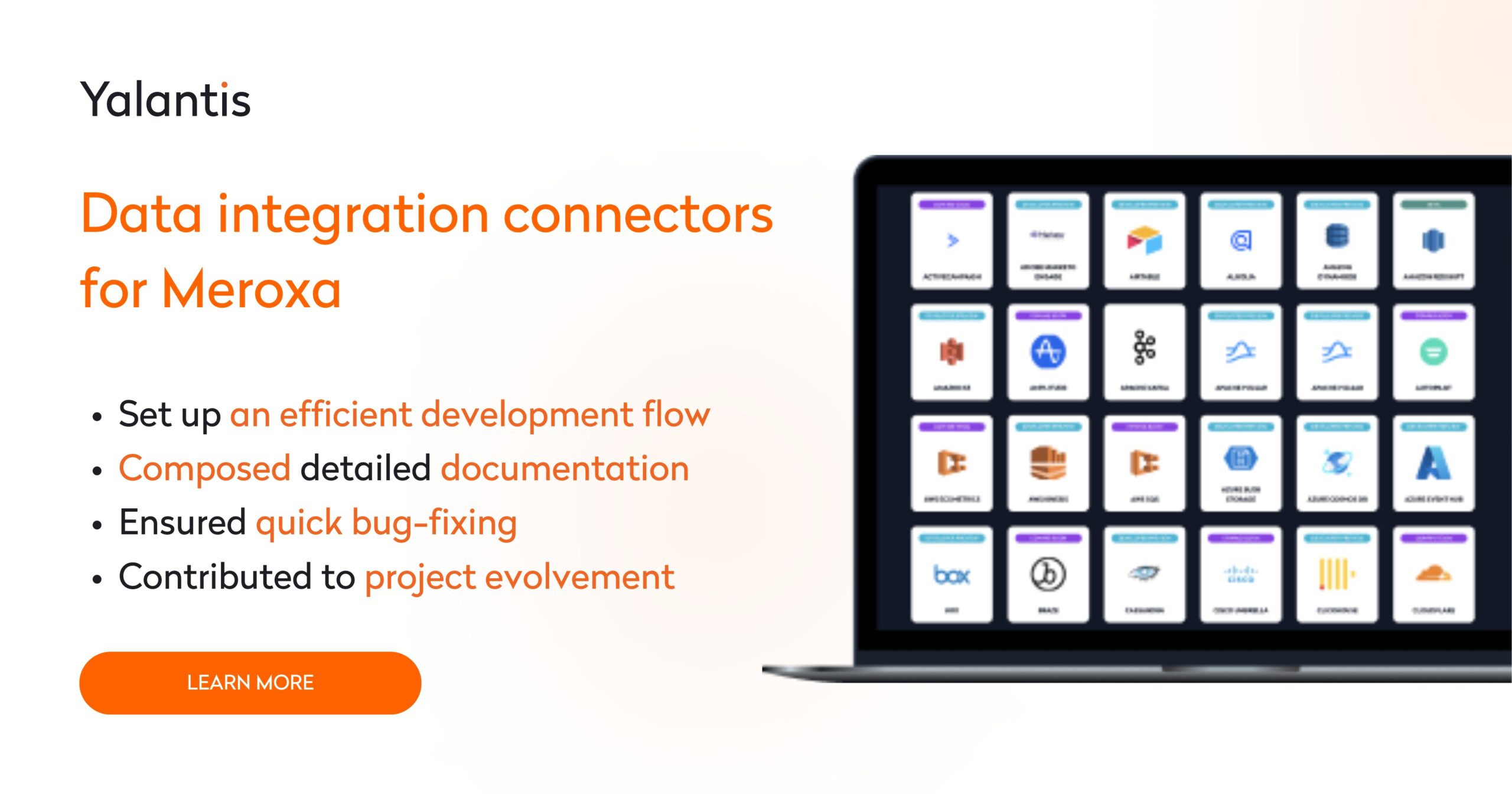 Data integration connectors that capture any data changes Data integration connectors that capture any data changes